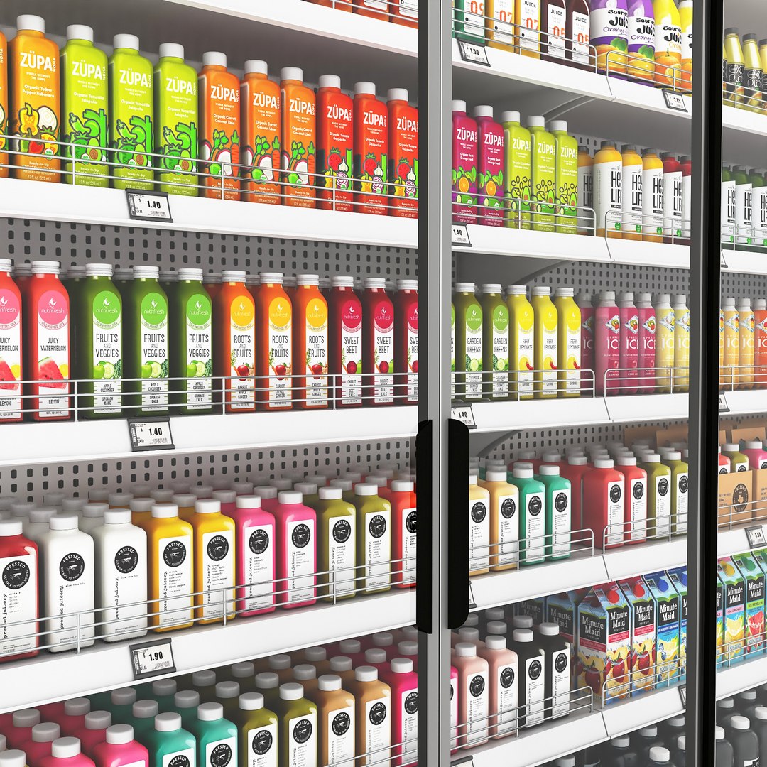 3D Healthy Drink Display LB10 - TurboSquid 2035244