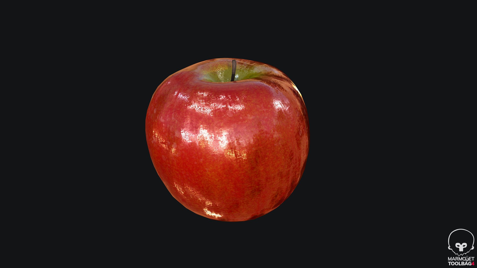 3D Model Realistic Apple Pbr Ready - TurboSquid 1710657
