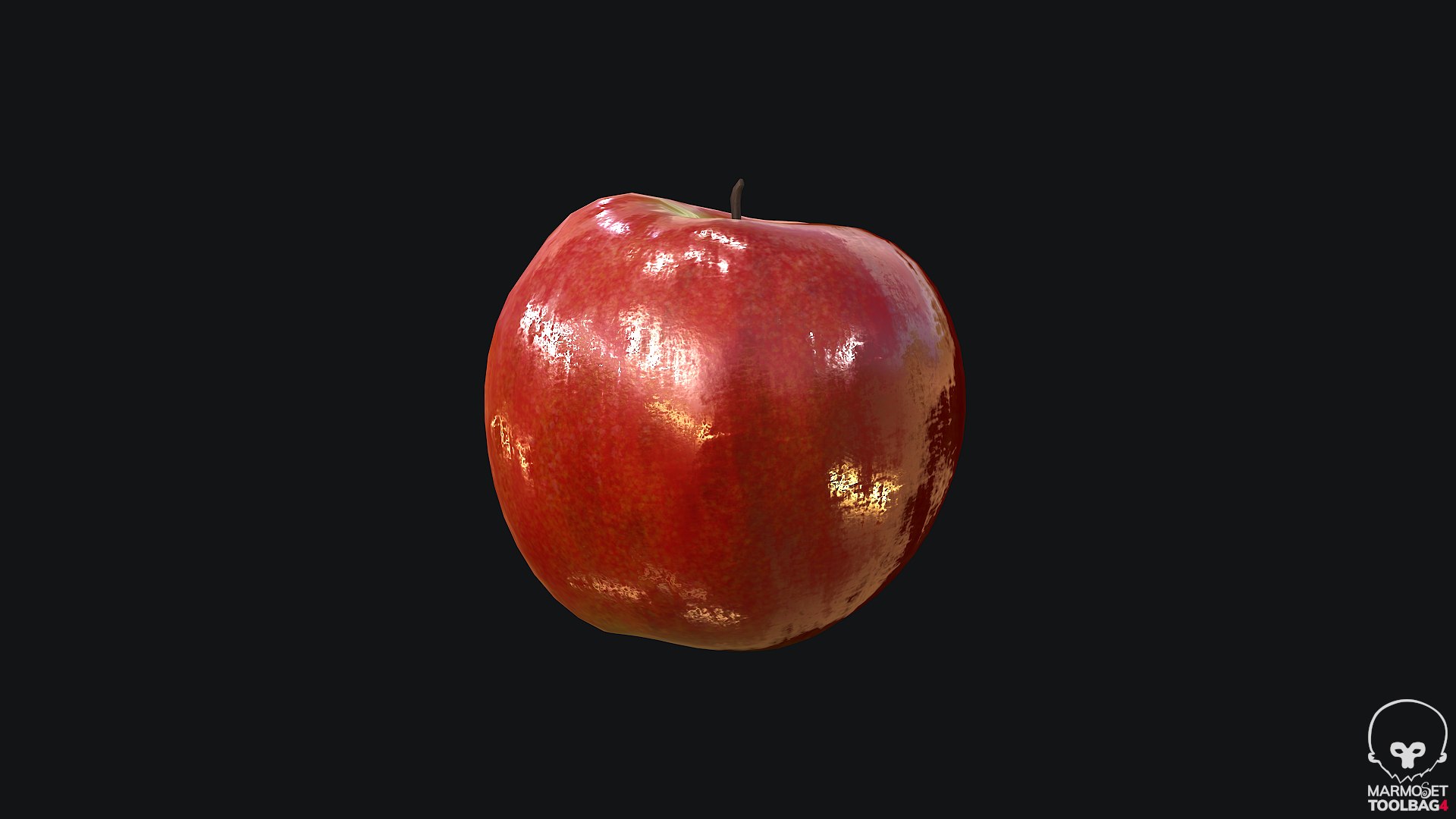 3D Model Realistic Apple Pbr Ready - TurboSquid 1710657