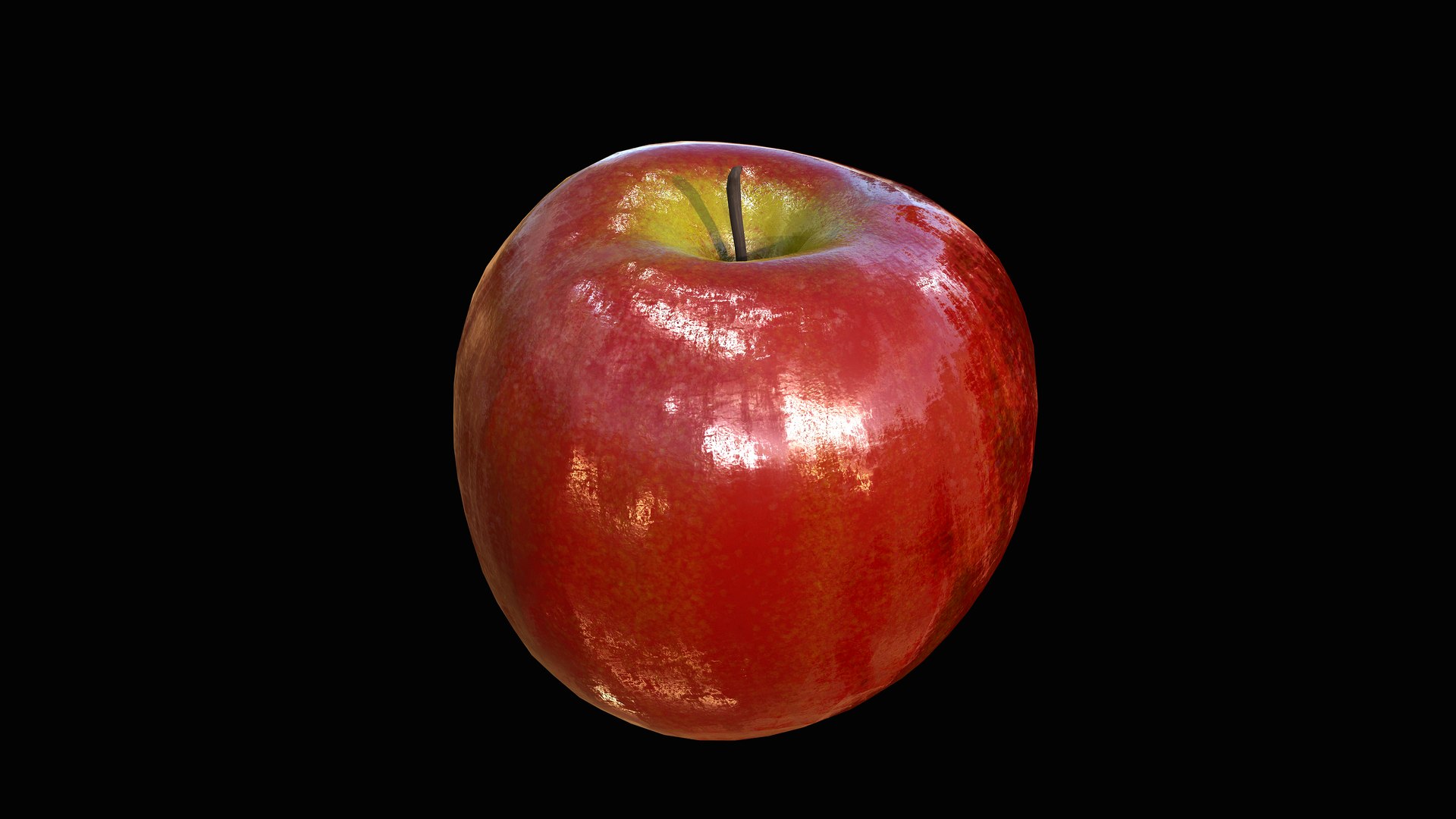3D Model Realistic Apple Pbr Ready - TurboSquid 1710657