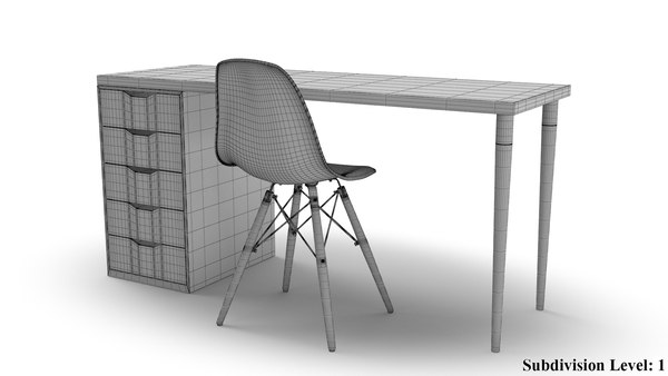 modelo 3d Escritorio moderno - TurboSquid 1443443