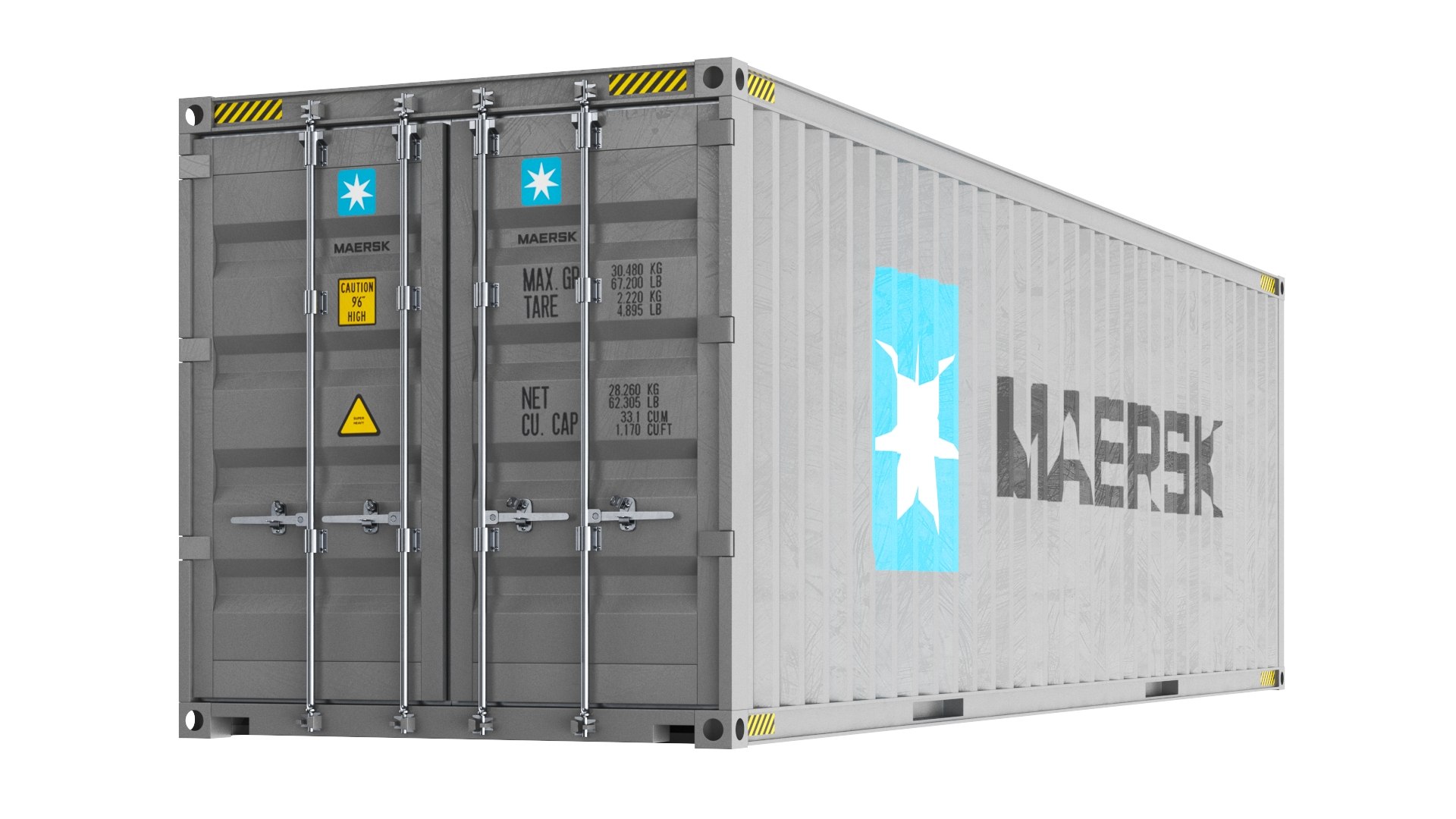 Detailed Shipping Containers Collection Model - TurboSquid 2224933