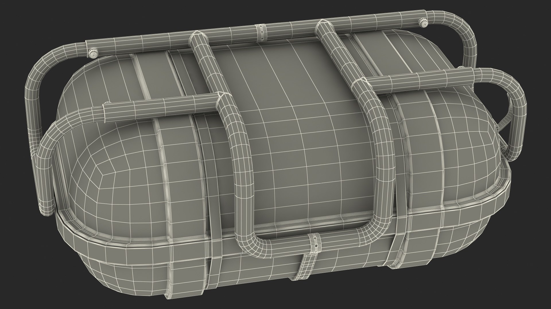 Standard Life Raft Container 3D Model - TurboSquid 1965697