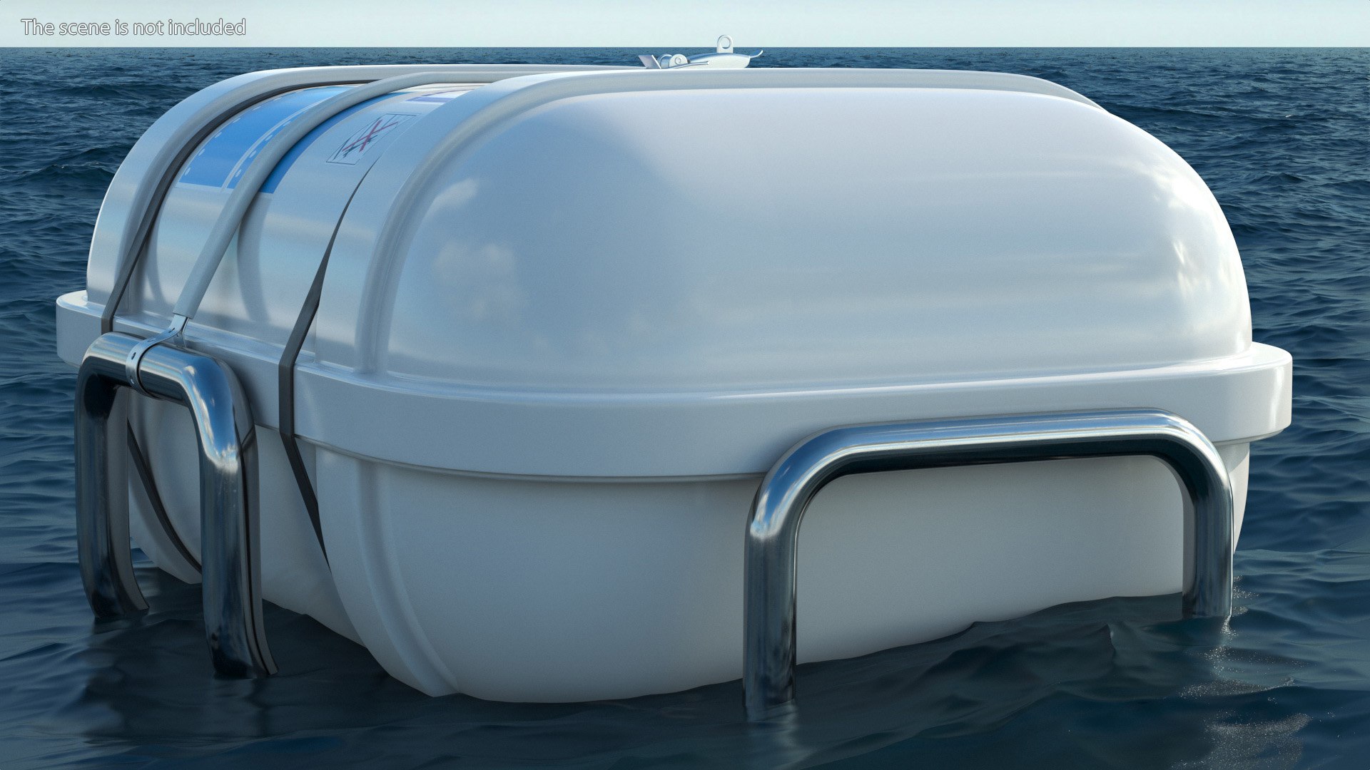 Standard Life Raft Container 3D Model - TurboSquid 1965697