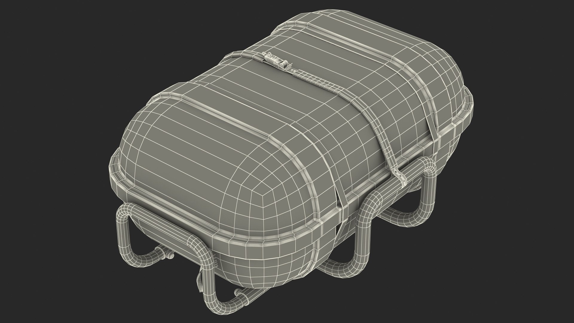 Standard Life Raft Container 3D Model - TurboSquid 1965697