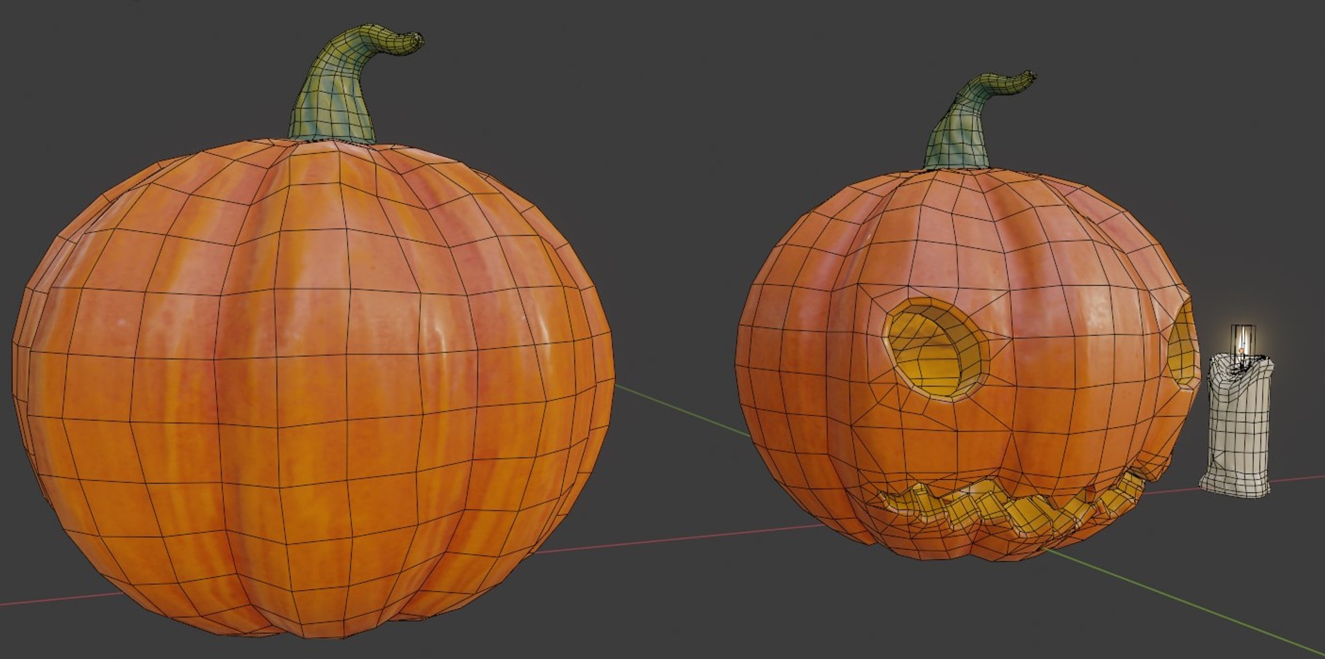 3D Pumpkins - TurboSquid 1991318
