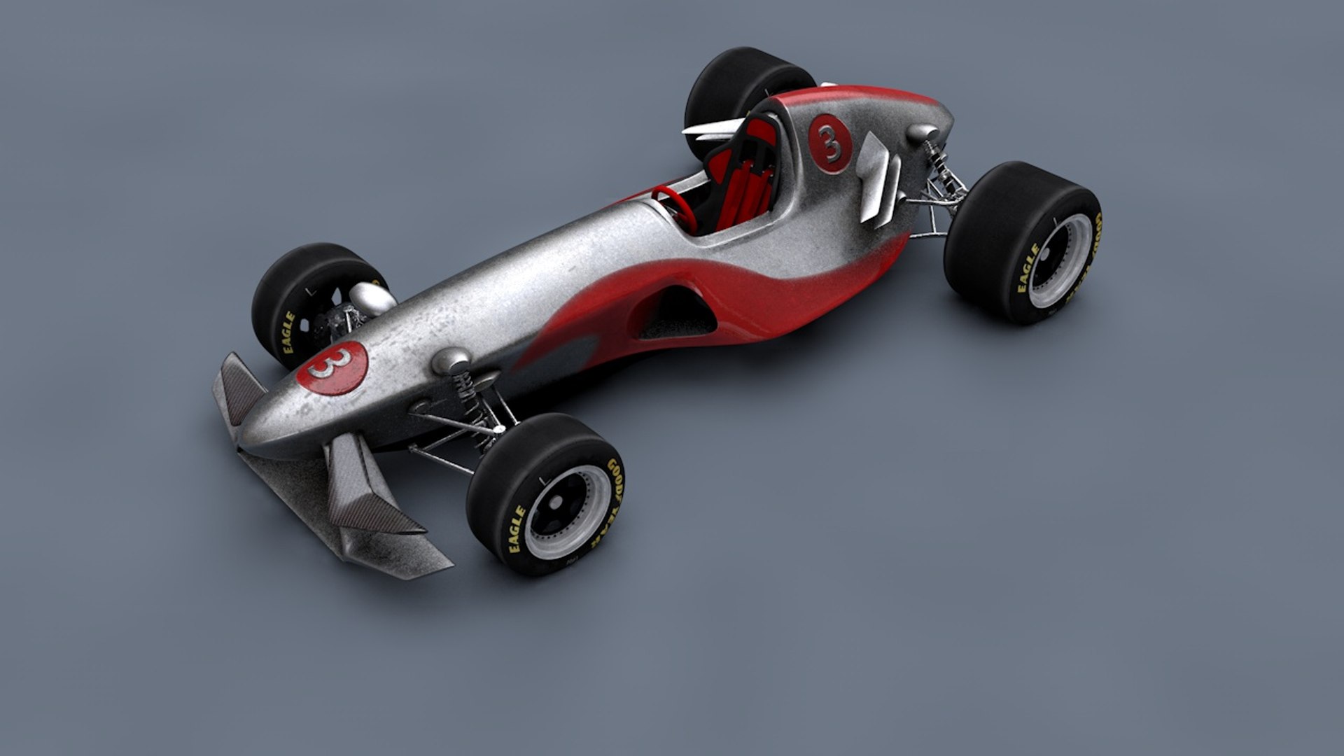 3D Fictional Formula Car Model - TurboSquid 1447537
