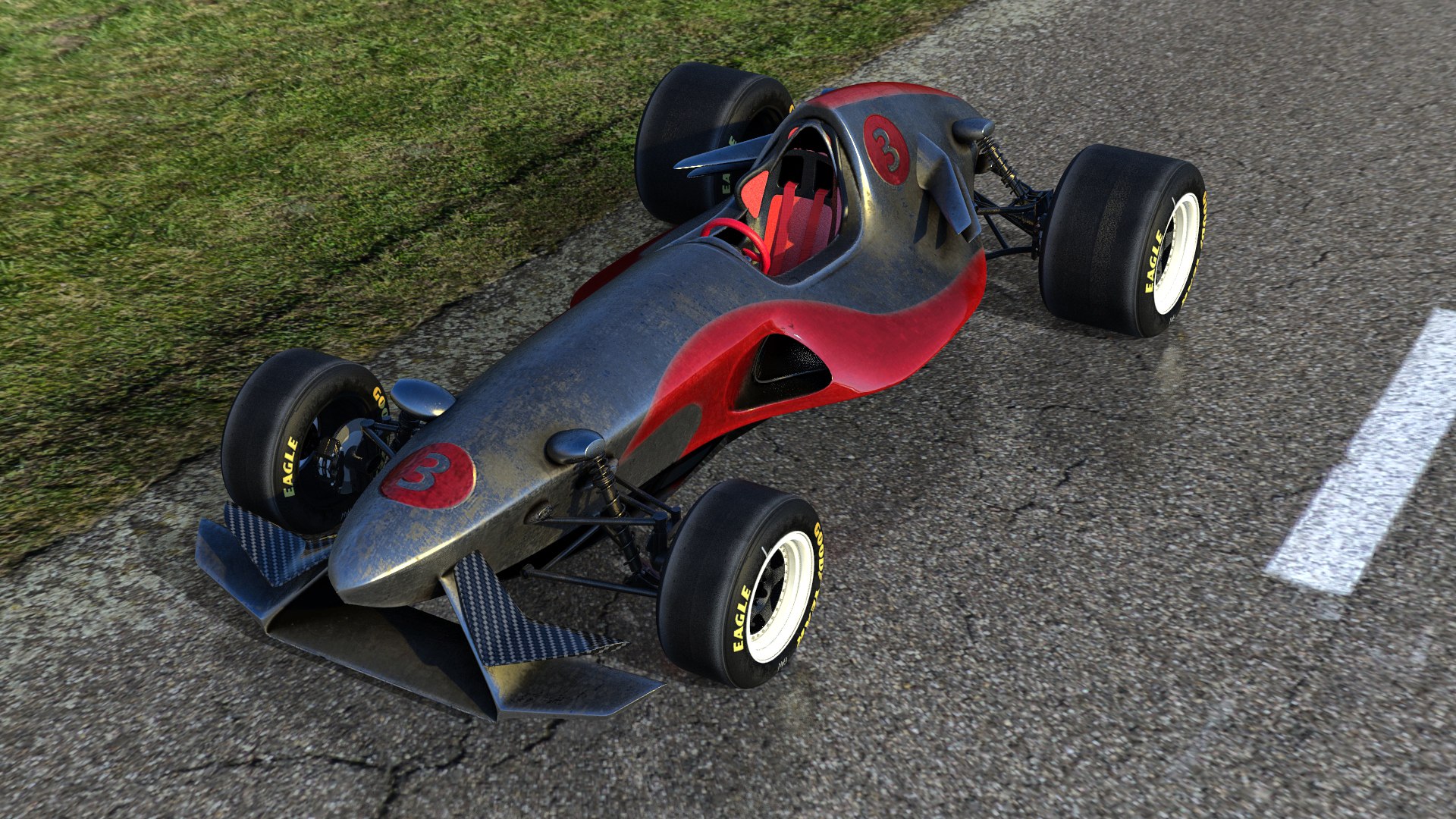 3D Fictional Formula Car Model - TurboSquid 1447537