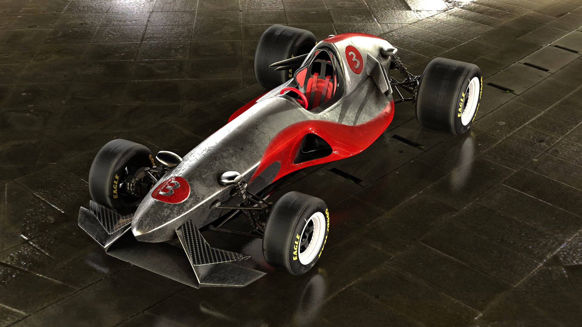 3D Fictional Formula Car Model - TurboSquid 1447537