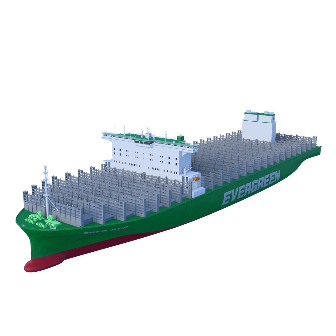Ever Ace Container Ship By Ever Green Model - TurboSquid 2355912