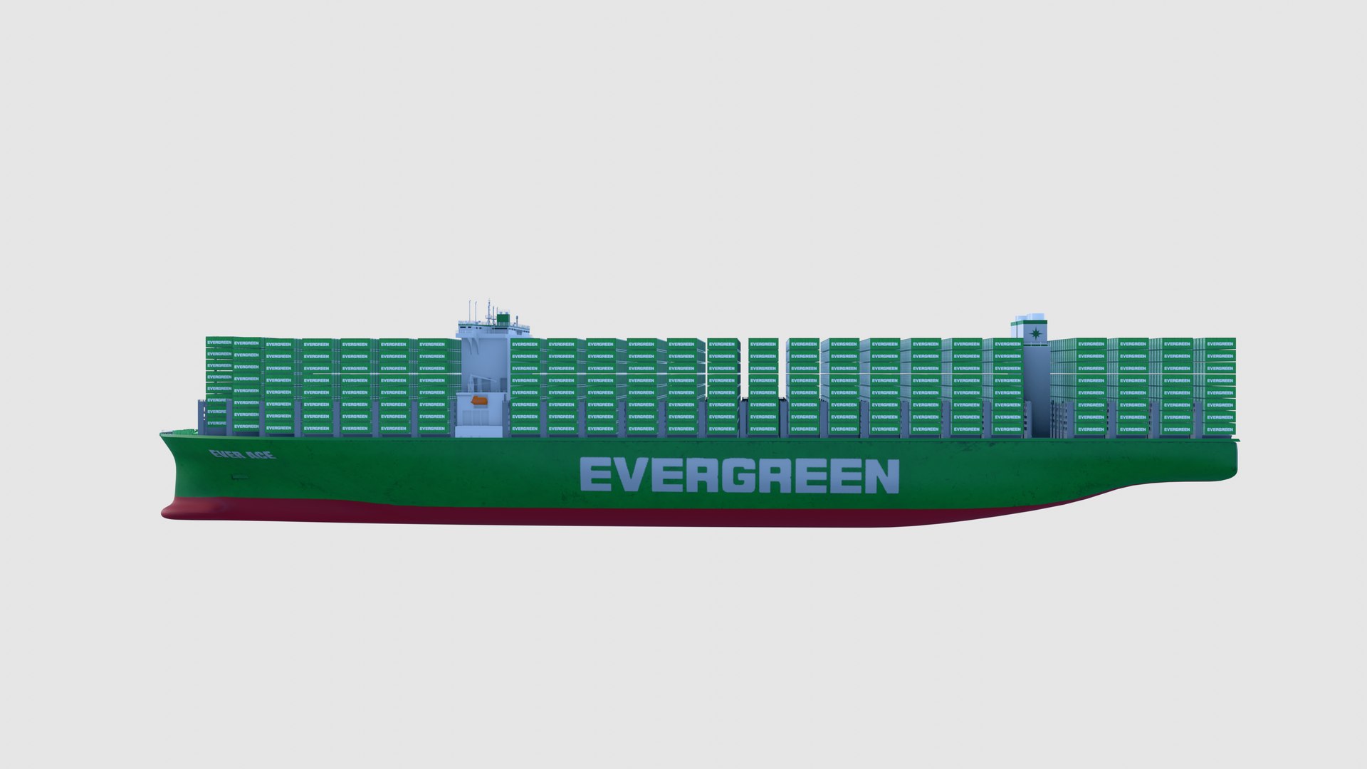 Ever Ace Container Ship By Ever Green Model - TurboSquid 2355912