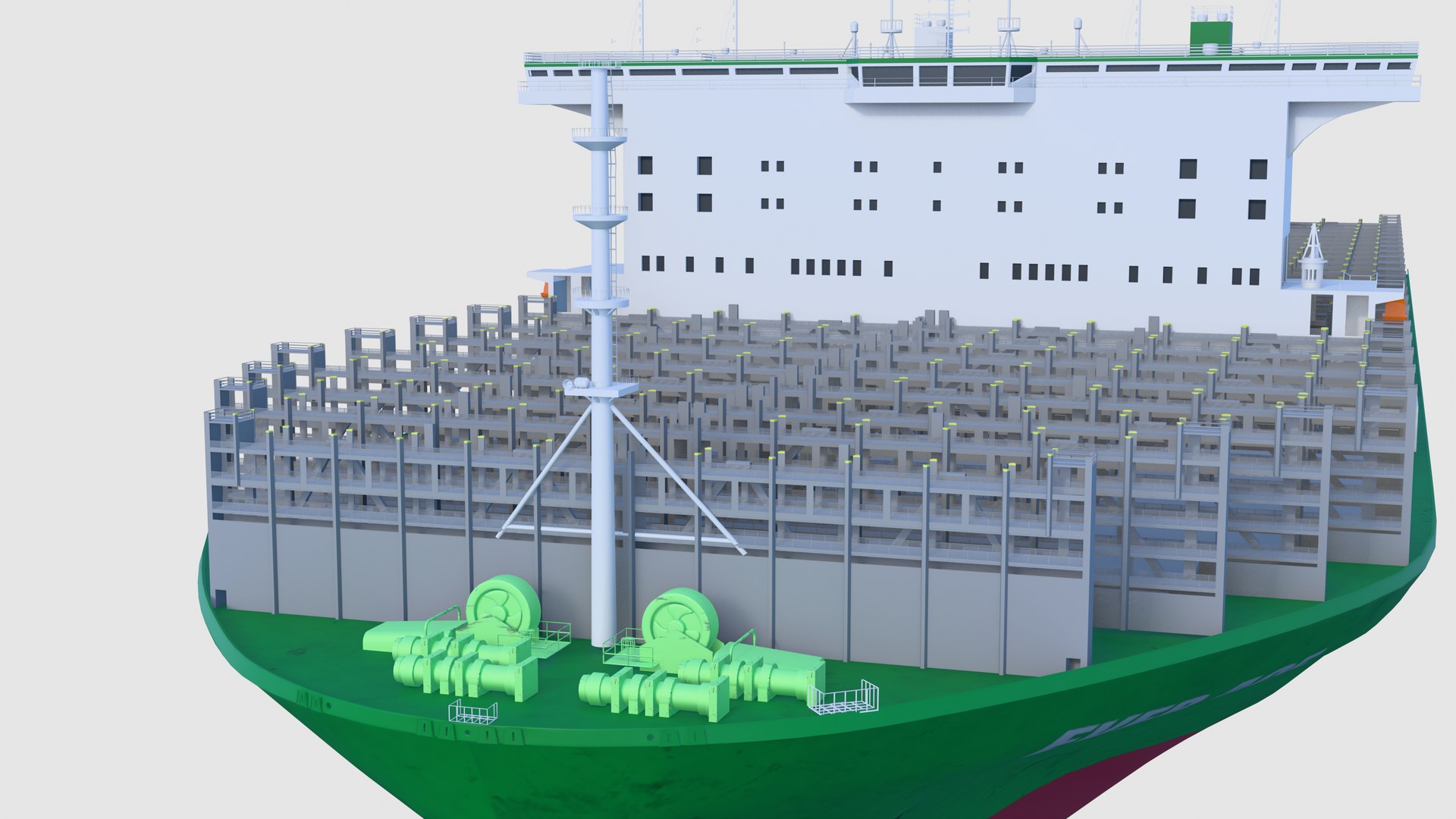 Ever Ace Container Ship By Ever Green Model - TurboSquid 2355912