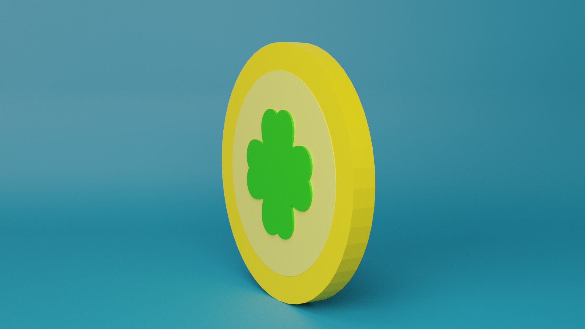 Clover Coin Model - TurboSquid 2047311