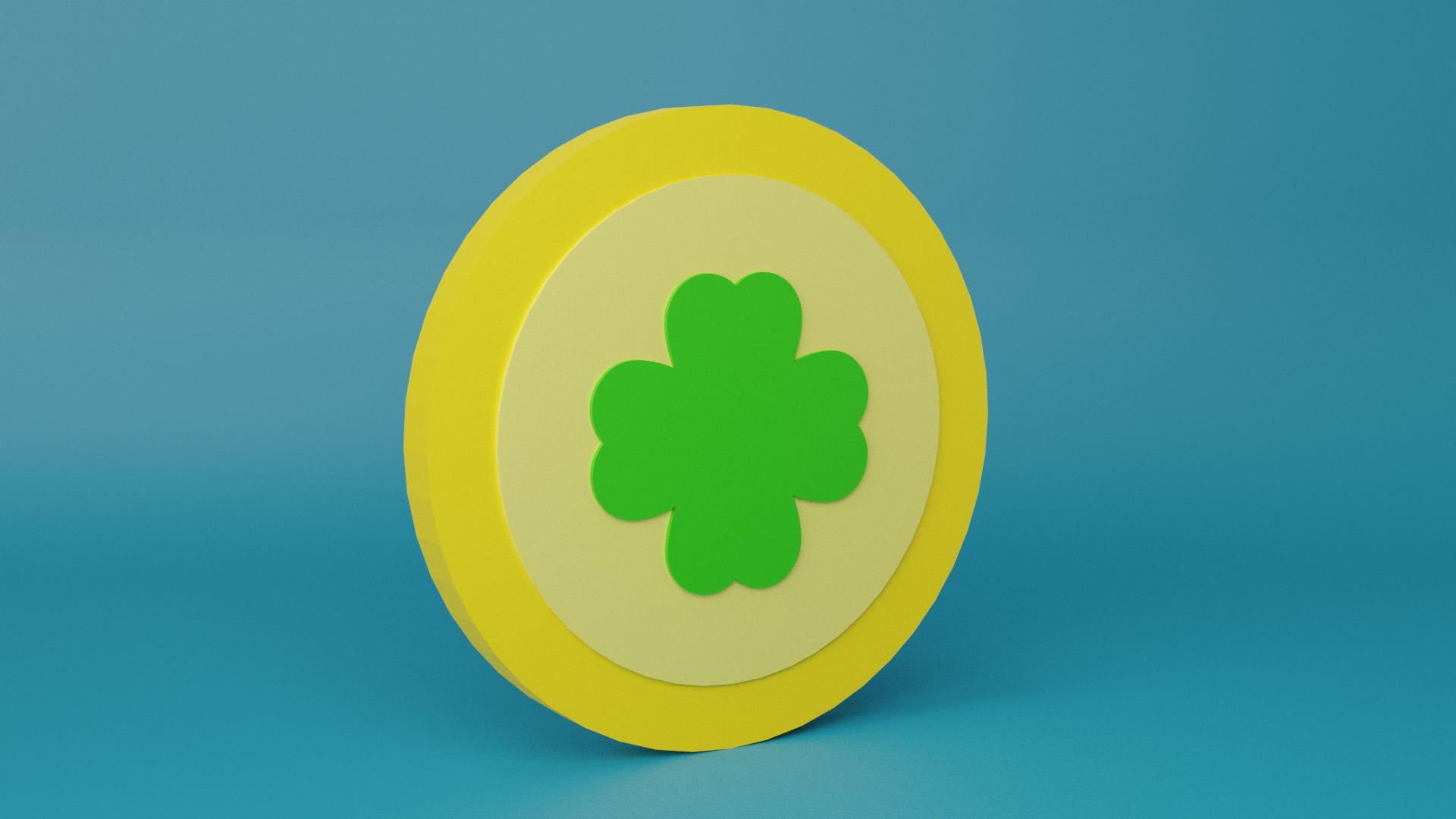 Clover Coin Model - TurboSquid 2047311