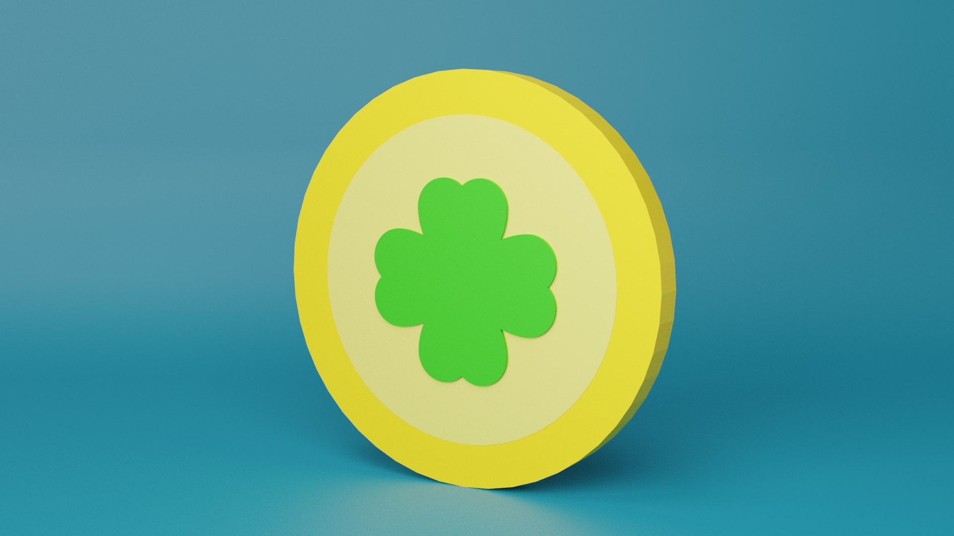 Clover Coin Model - TurboSquid 2047311