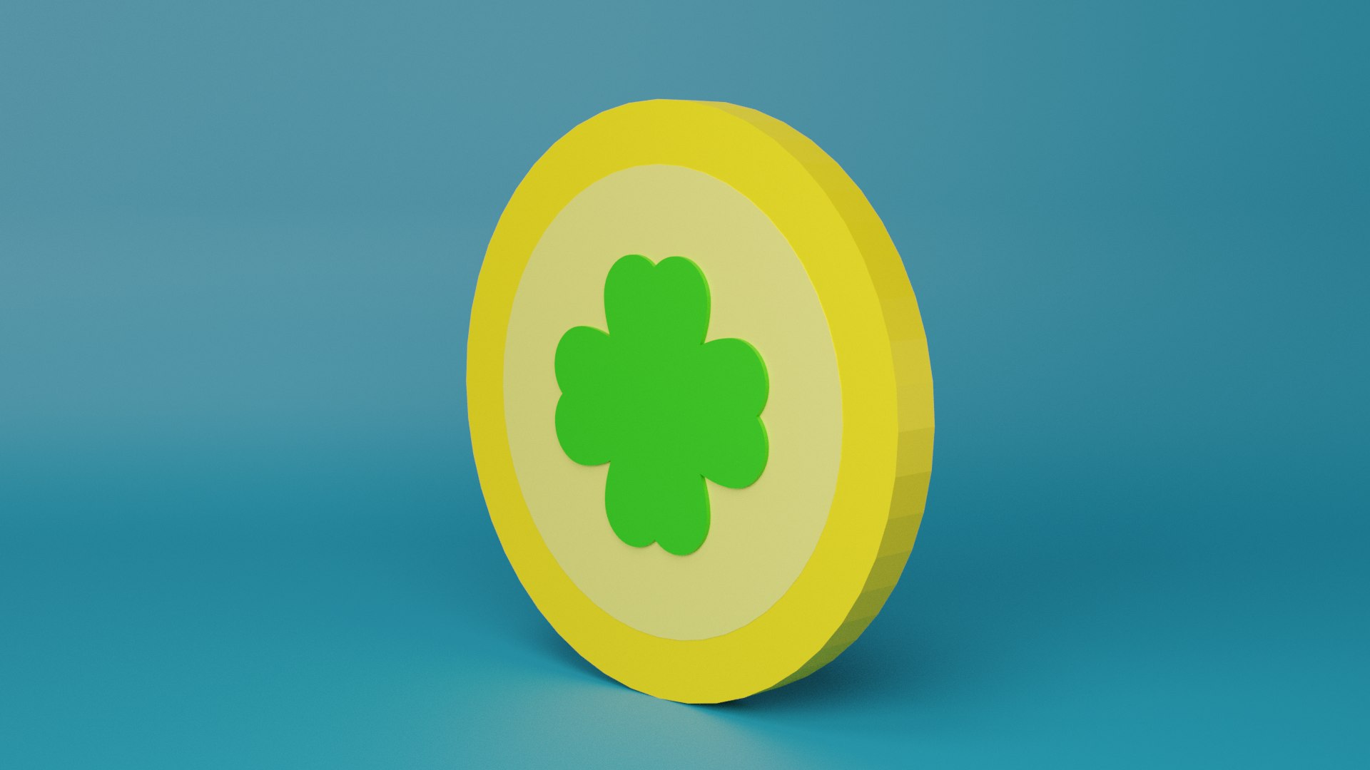 Clover Coin Model - TurboSquid 2047311
