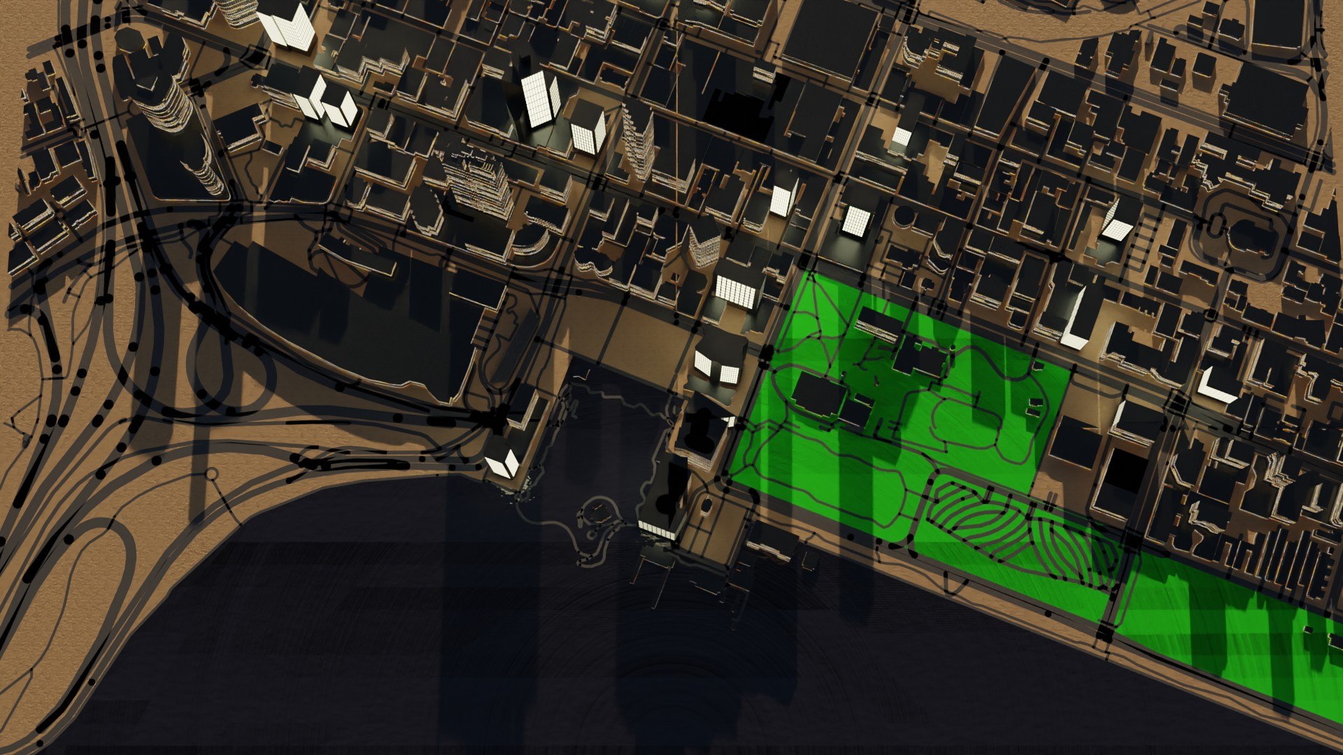 3D Perth Australia Citymap Building - TurboSquid 2376050