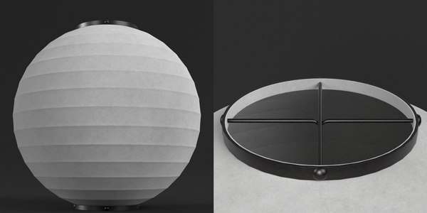 和紙ランタン33Dモデル - TurboSquid 1431424