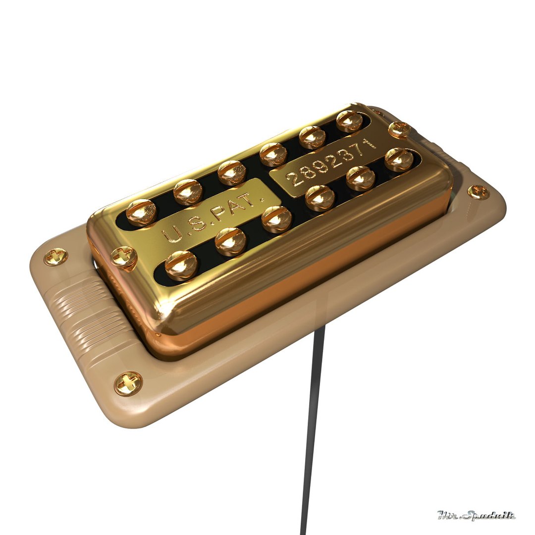 3d model filtertron pickup neck