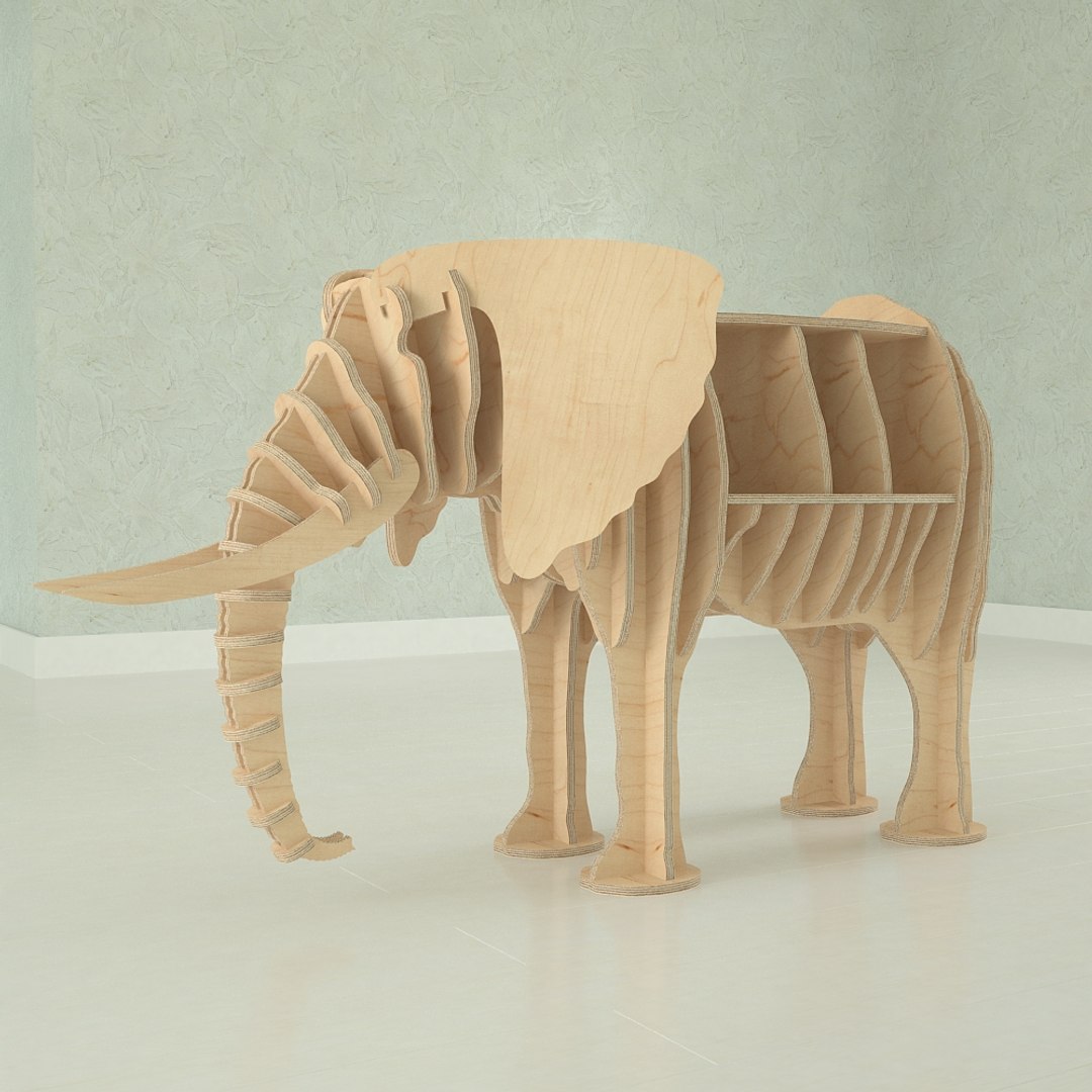Elephant Cutting 3D Model - TurboSquid 1583098