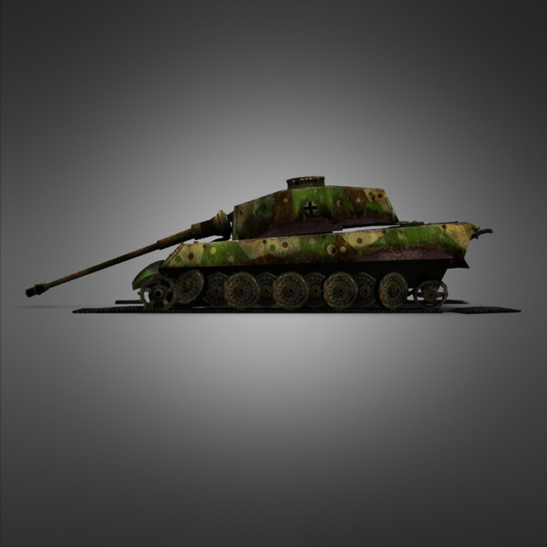 3d king tiger