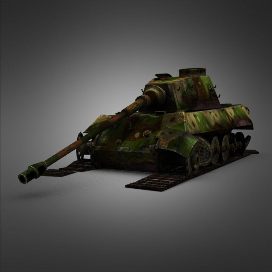 3d king tiger