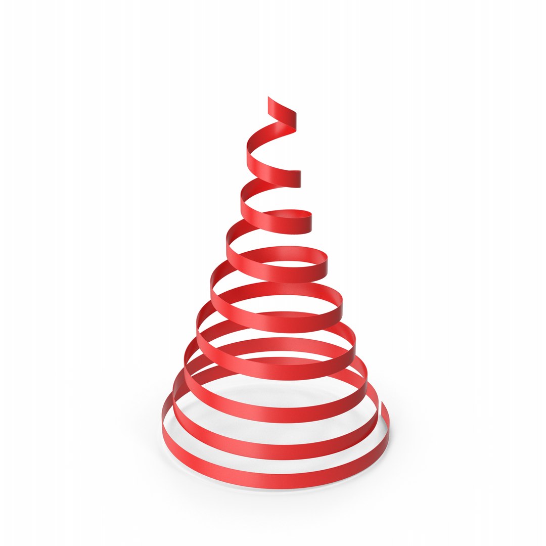 Curly Ribbon 3D Model - TurboSquid 1900436