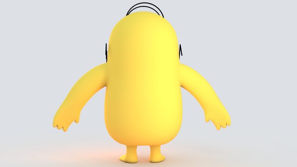 3D fall guy Homer Simpson - TurboSquid 1742370
