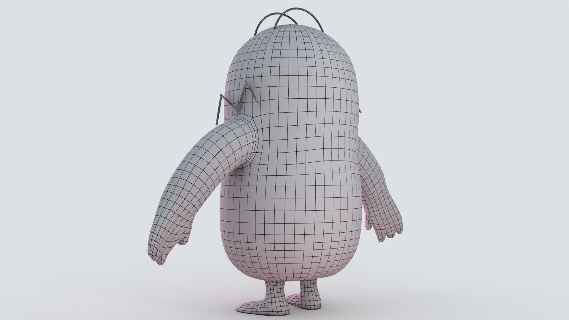 3D Fall Guy Homer Simpson - TurboSquid 1742370