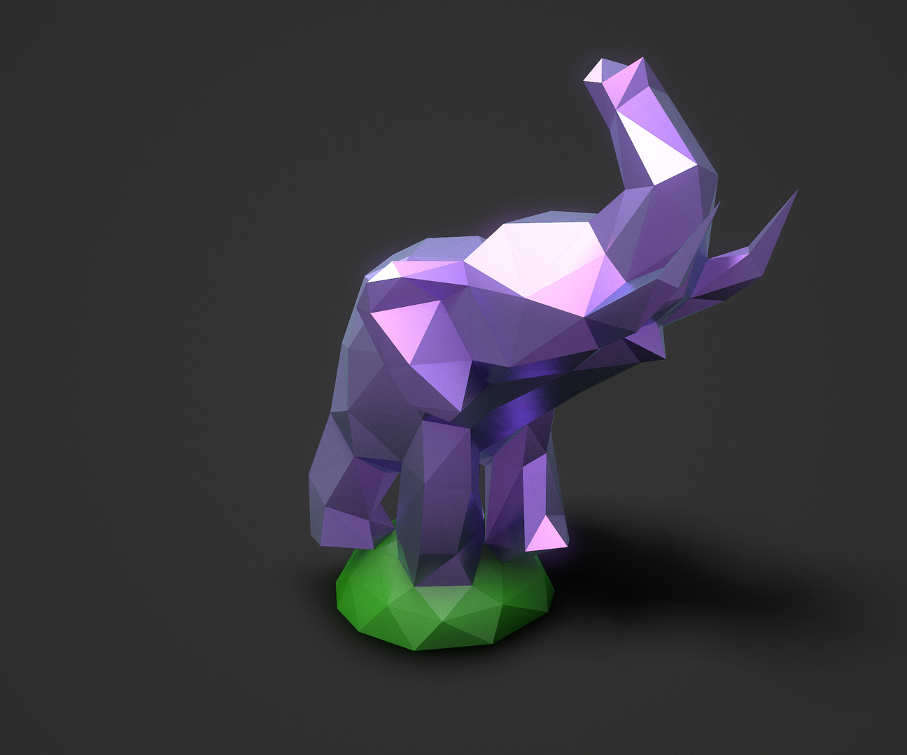 3D Papercraft Elephant Craft - TurboSquid 1670917