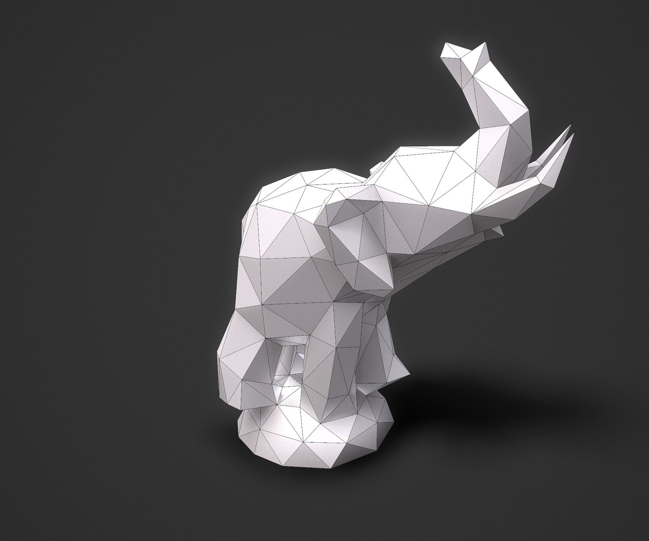 3D Papercraft Elephant Craft - TurboSquid 1670917