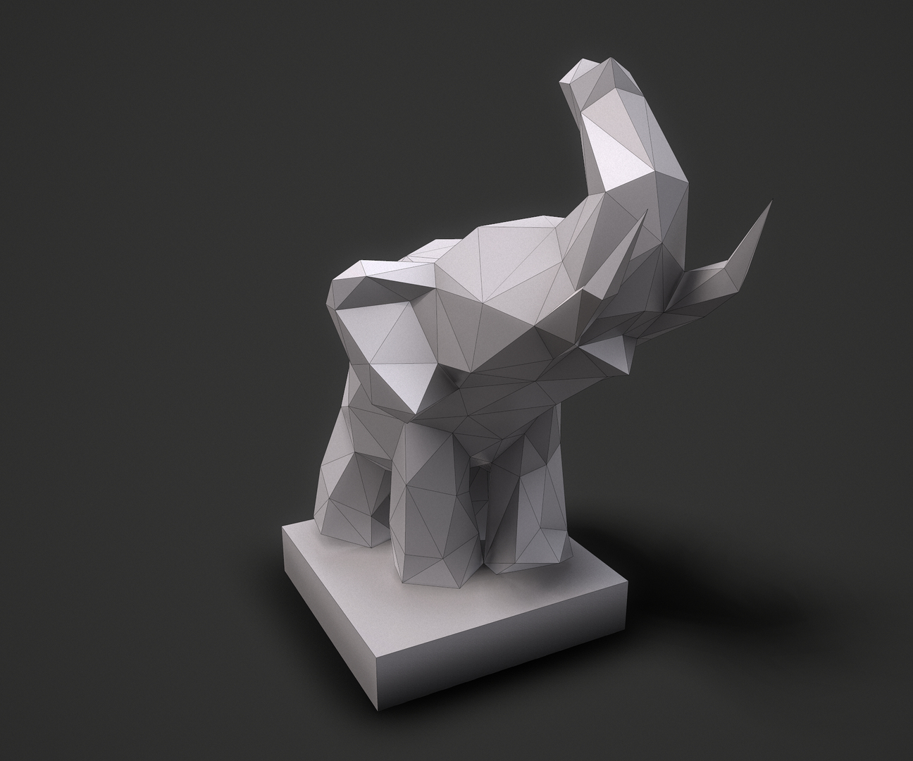 3D Papercraft Elephant Craft - TurboSquid 1670917