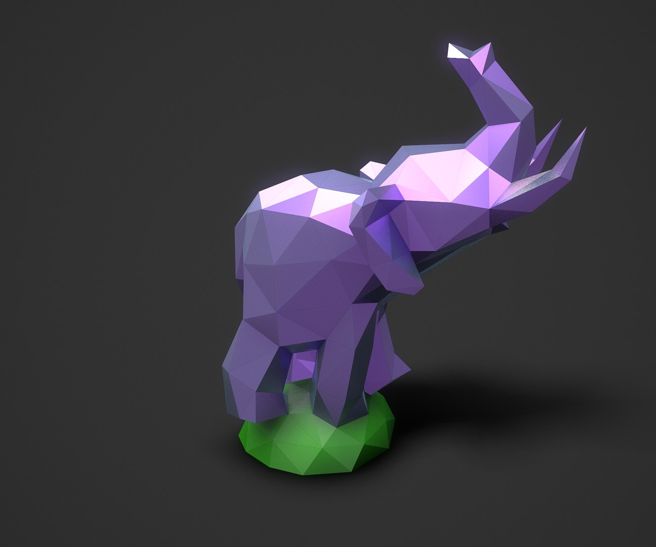 3D Papercraft Elephant Craft - TurboSquid 1670917