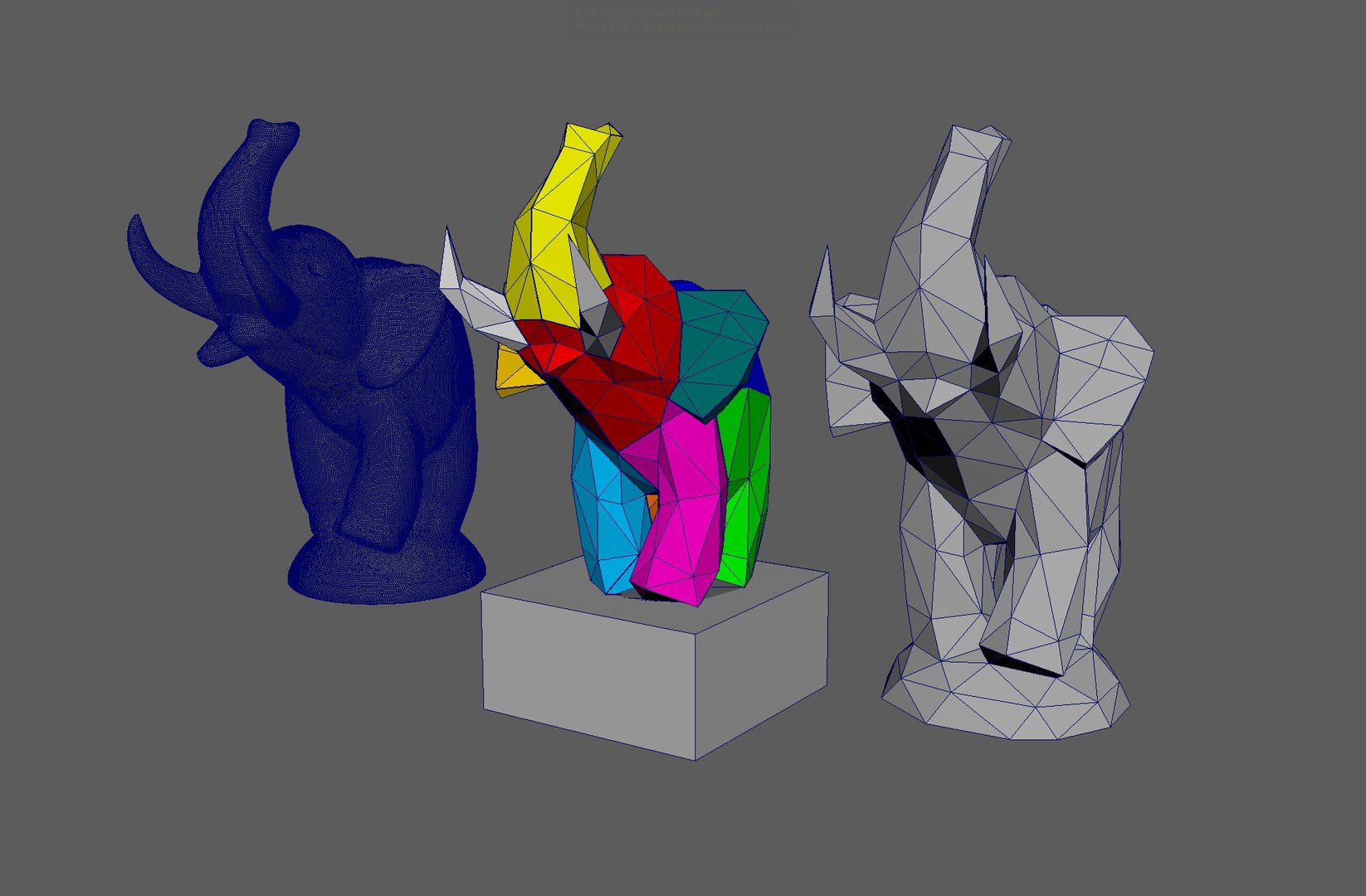 3D Papercraft Elephant Craft - TurboSquid 1670917