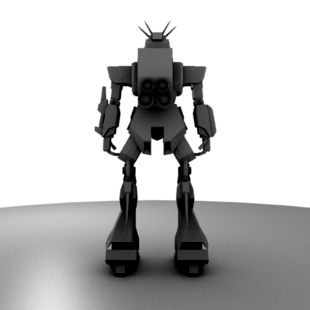 3ds Max Robot Mesh