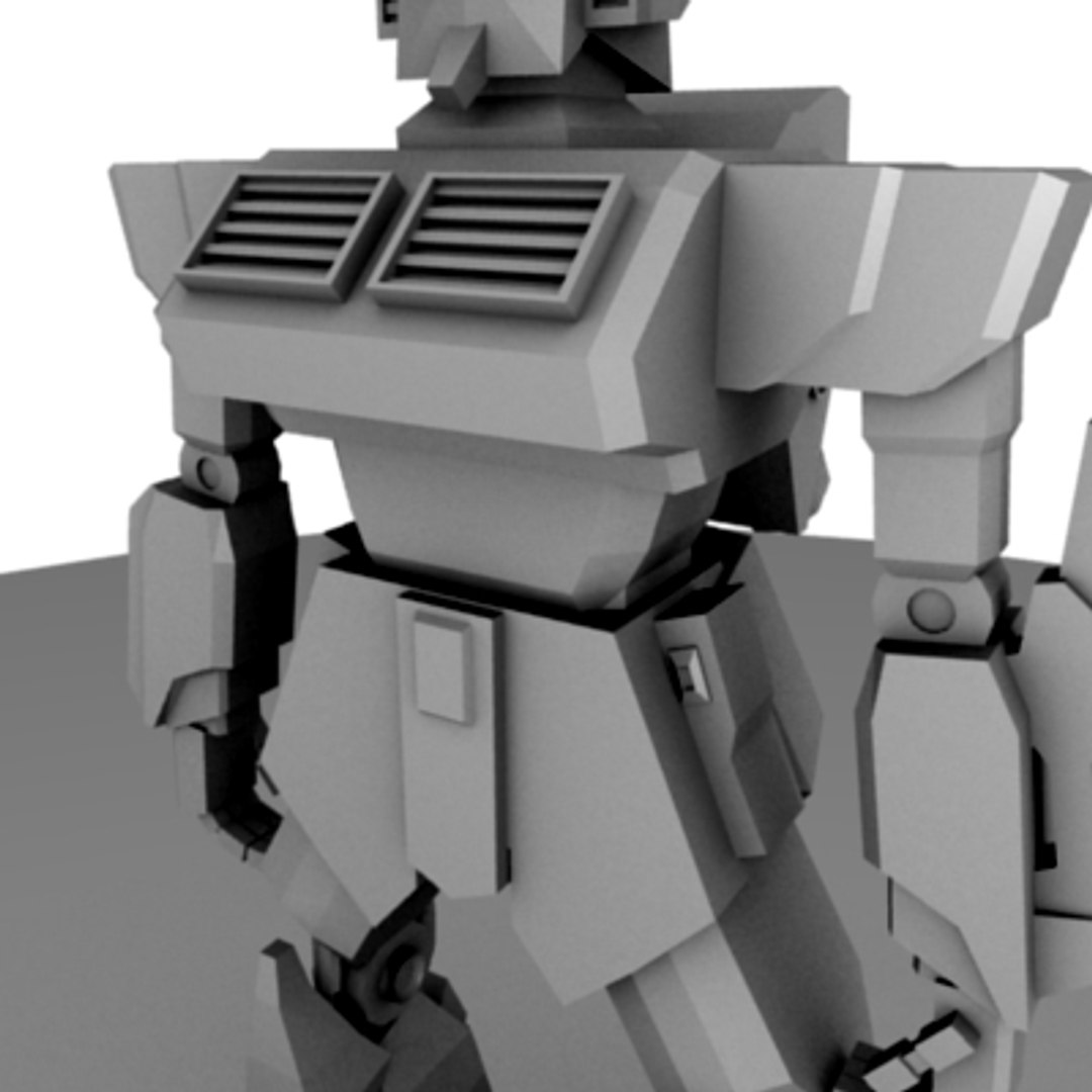 3ds Max Robot Mesh