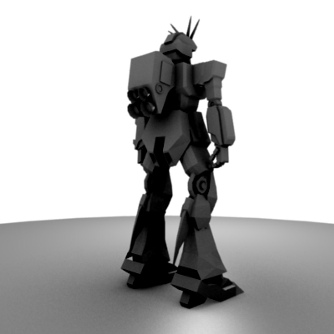3ds Max Robot Mesh