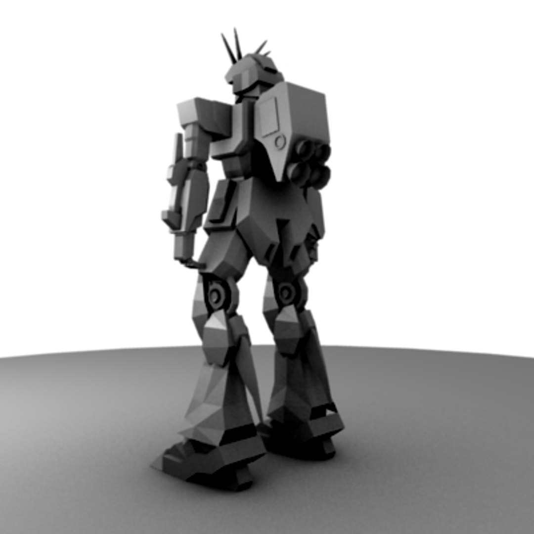 3ds Max Robot Mesh