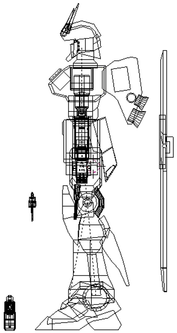 3ds Max Robot Mesh