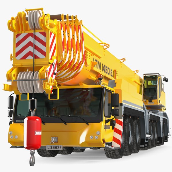 Maya용으로 장착된 Liebherr LTM 1450 모바일 크레인 3D 모델 - TurboSquid 2121980
