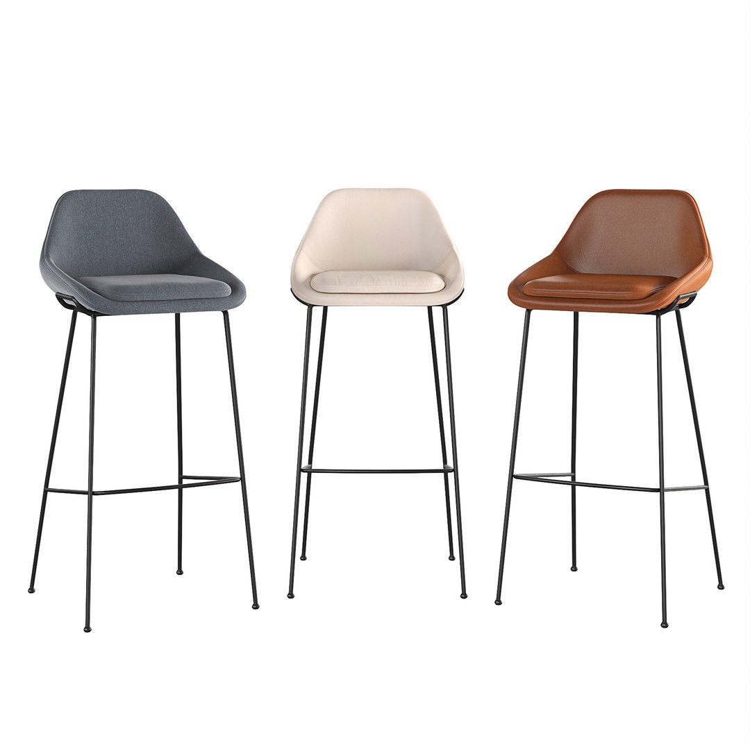 3D Nixon Bar Stool Model - TurboSquid 2231888