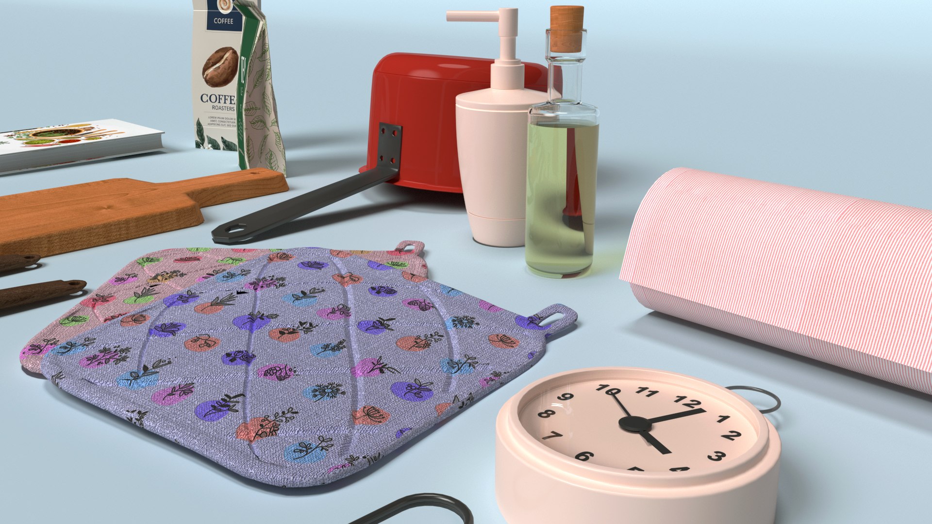 3D model kitchen set - TurboSquid 1616488