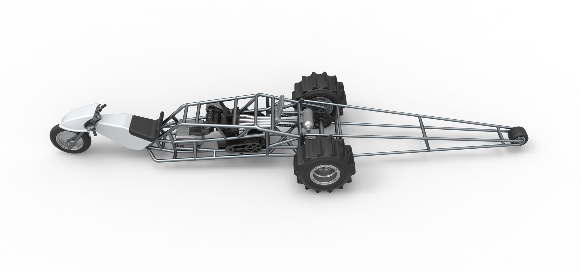 Diecast Top Fuel Dirt Dragster Trike Sale 1 To 25 3D - TurboSquid 2287142