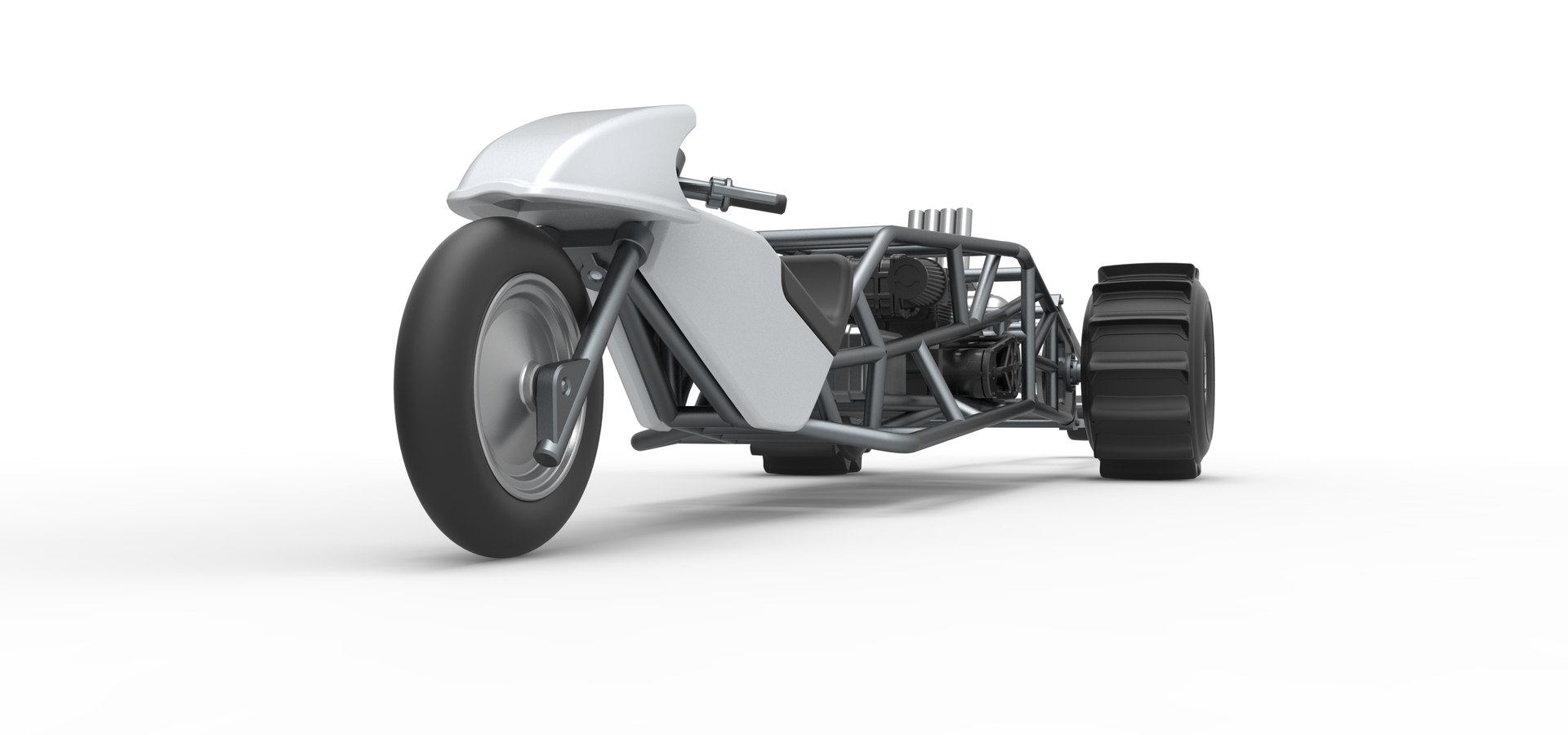 Diecast Top Fuel Dirt Dragster Trike Sale 1 To 25 3D - TurboSquid 2287142