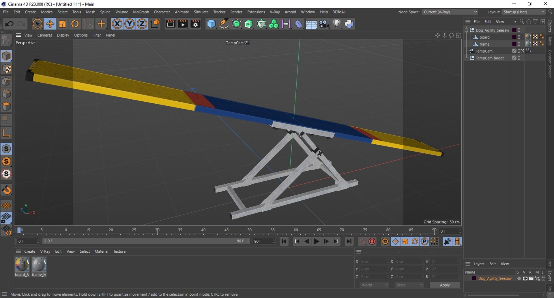 3D Dog Agility Seesaw Model - TurboSquid 2302759