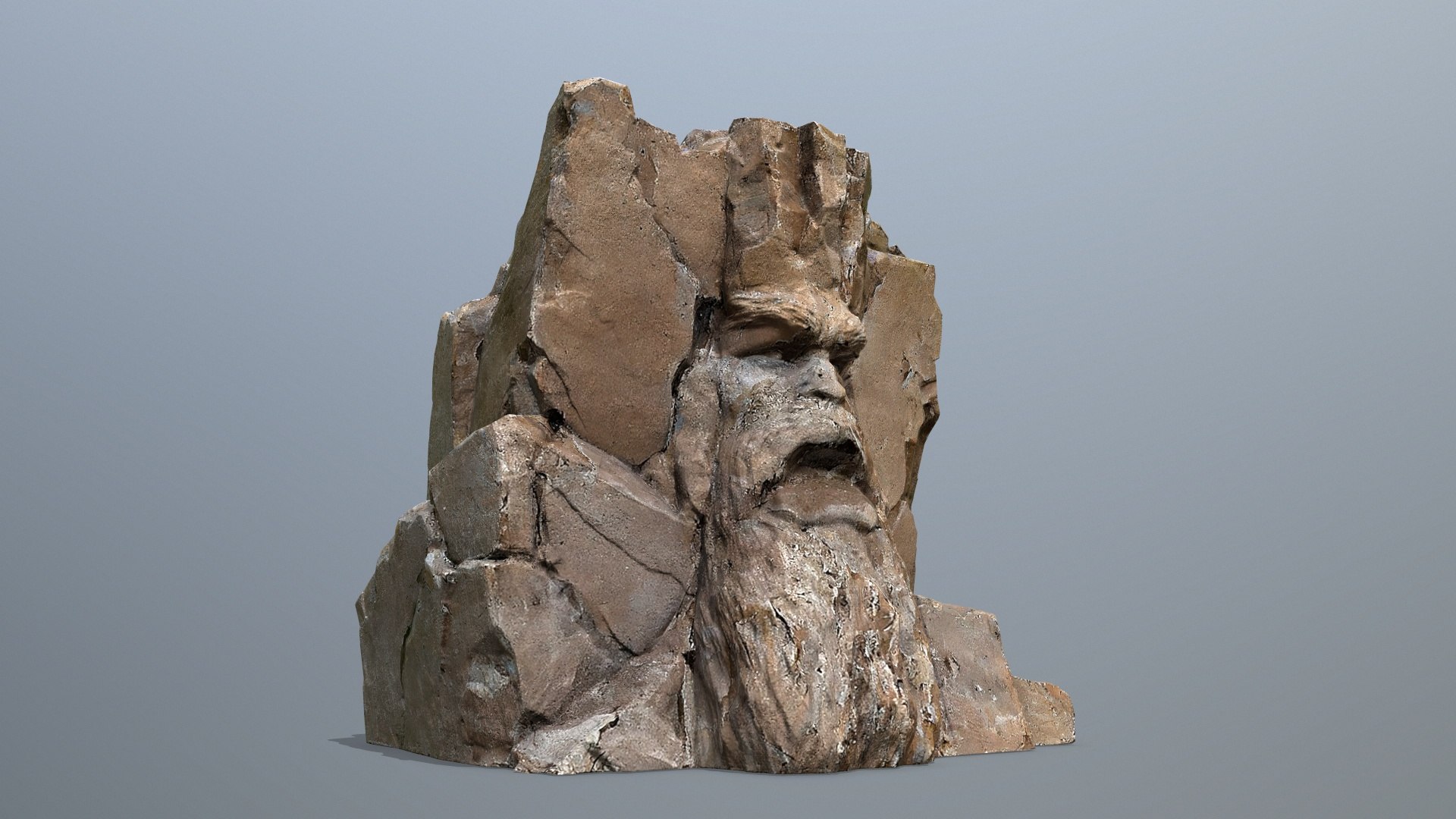 3D Mountain Face - TurboSquid 2216512