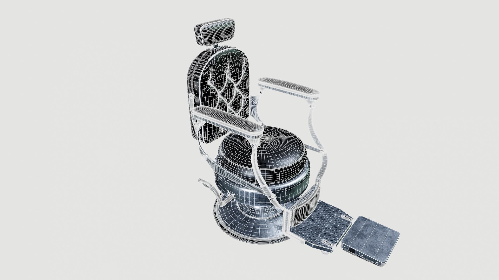 Salon Chair 3D Model - TurboSquid 2409333
