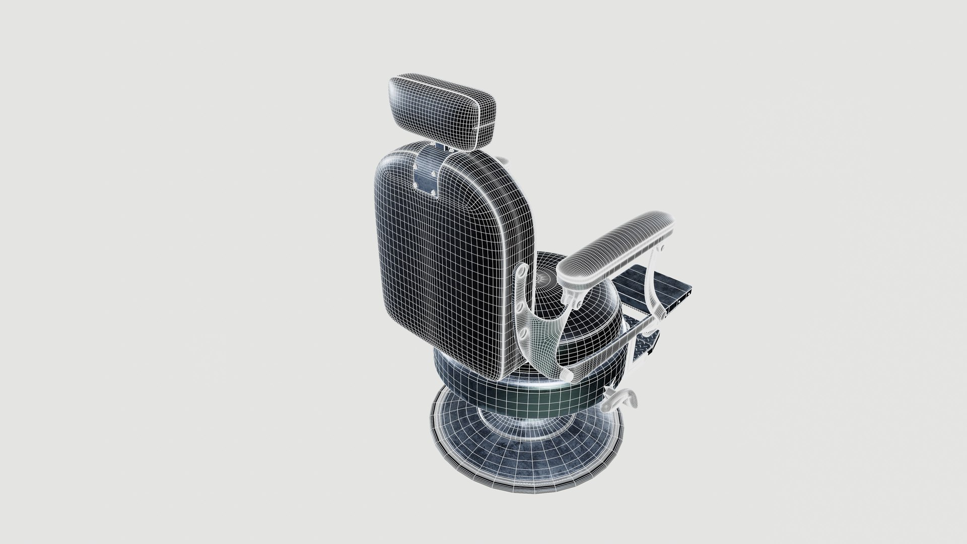 Salon Chair 3D Model - TurboSquid 2409333