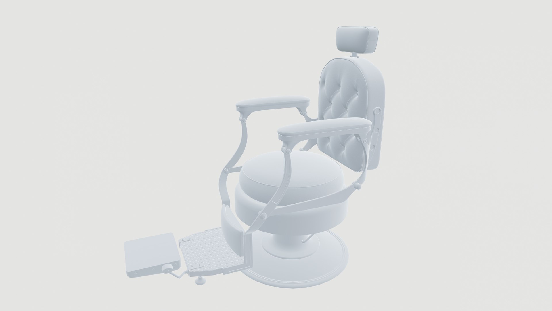 Salon Chair 3D Model - TurboSquid 2409333