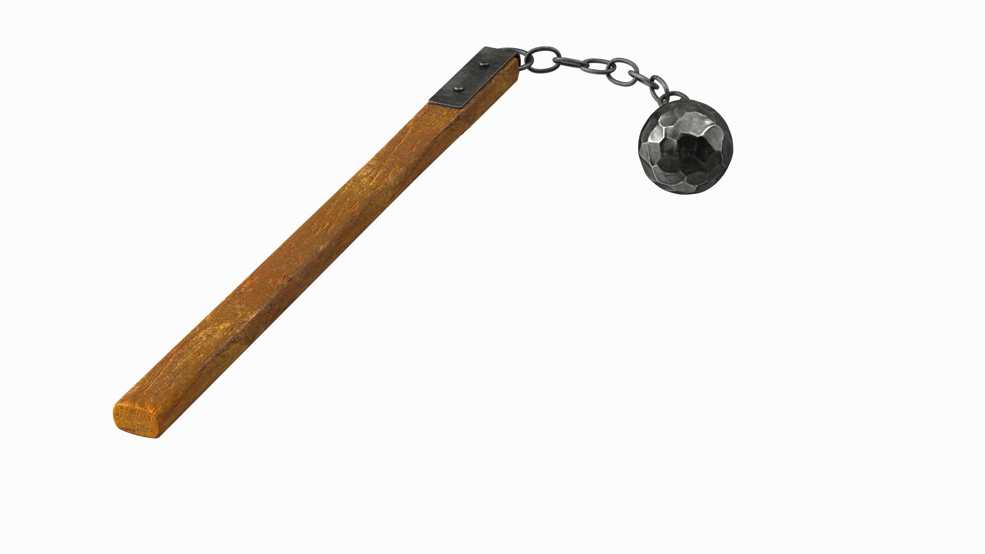 3d Medieval Flail Ball Chain